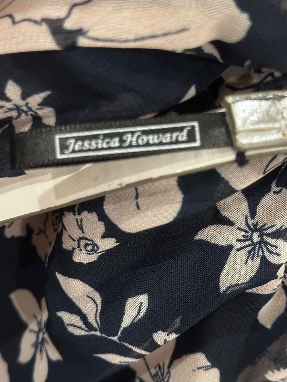 Jessica Howard | Dresses | Jessica Howard Midnight Navyfloral Pleated ...